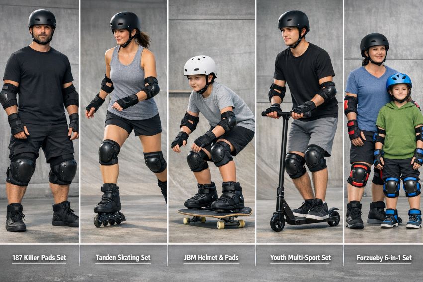 Best Skate Protective Gear Sets Compared 2026: Pad Sets Tested